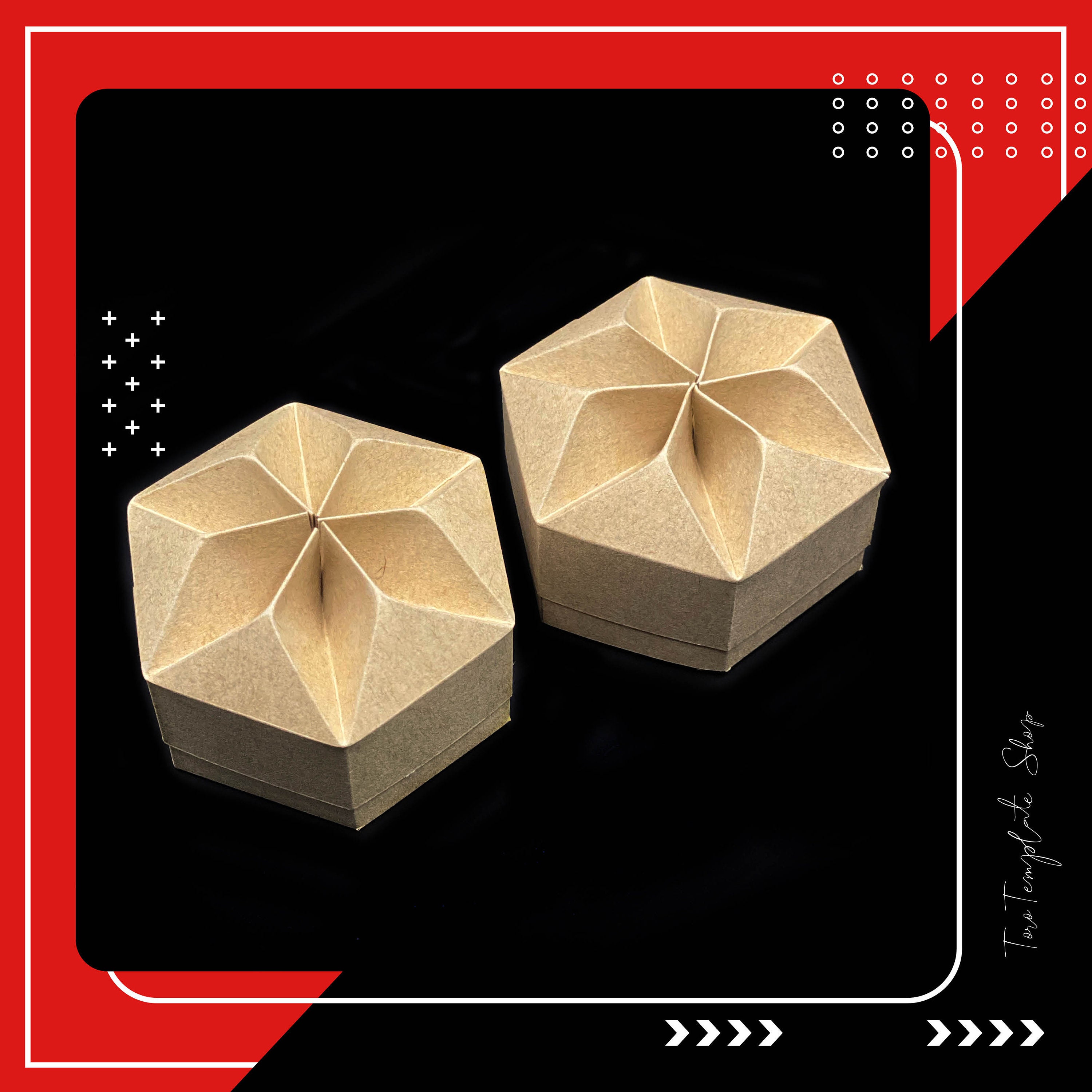 Hexagon Box Template, Gift Box Template, Candy Box Template, Cookies ...