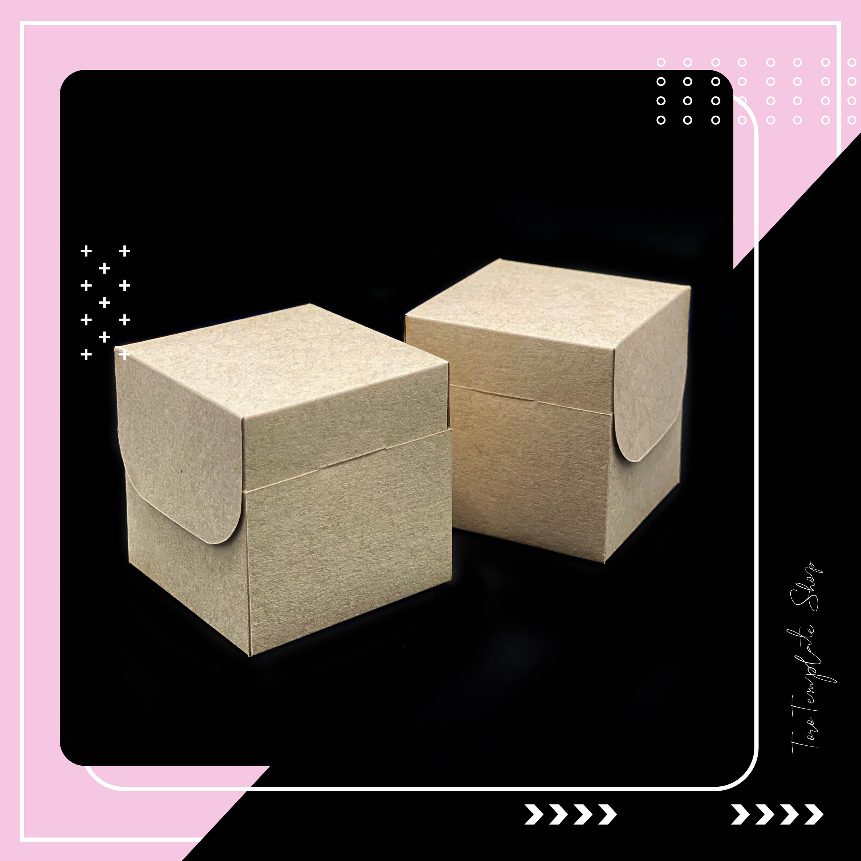 Square Box Template Gift Box Template Candy Box Template - Etsy