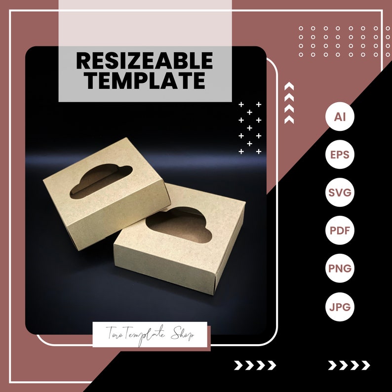 Box Template Gift Box Template Jewelry Box Template Candy | Etsy