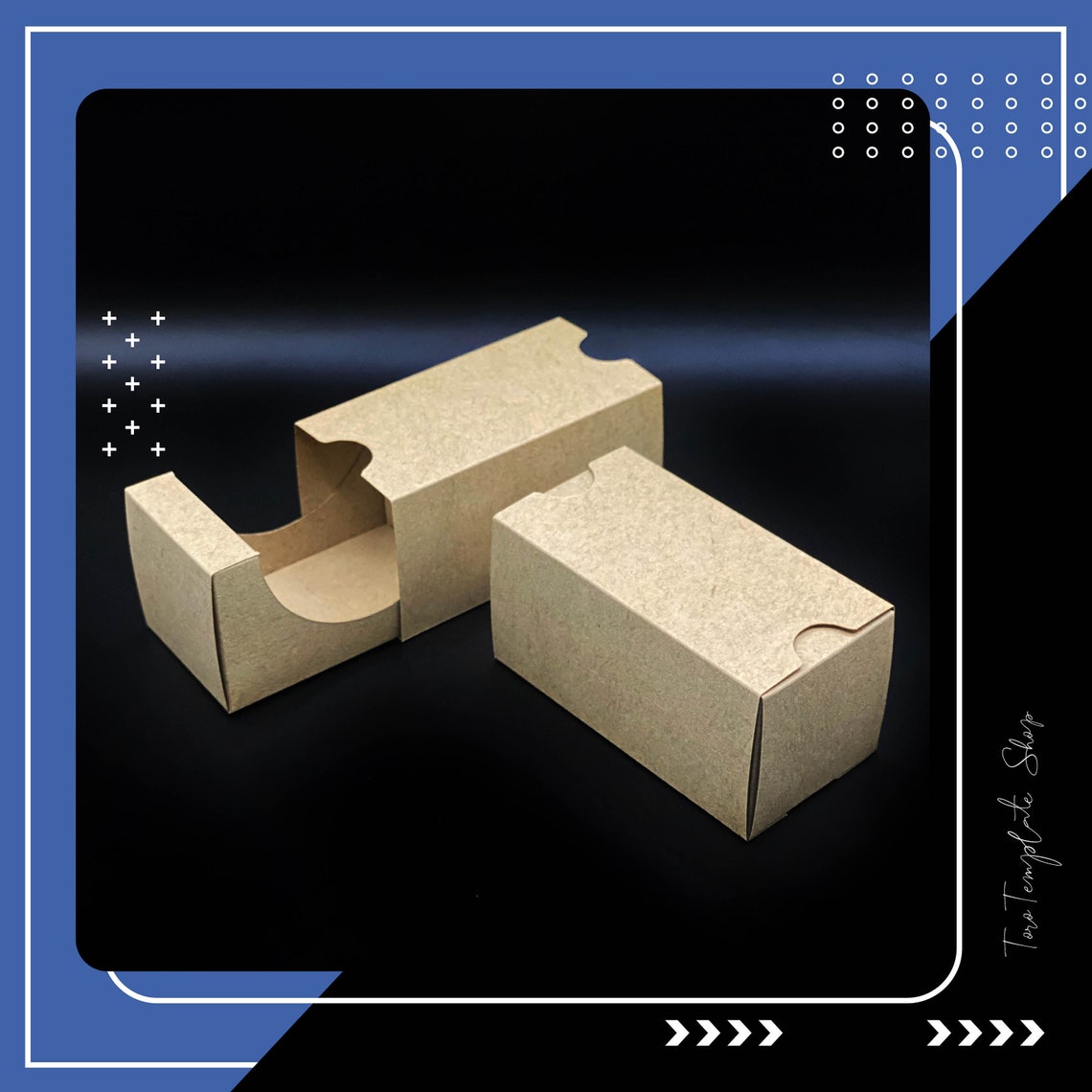 Drawer Box Template, Gift Box Template, Candy Box Template, Cookies Box ...