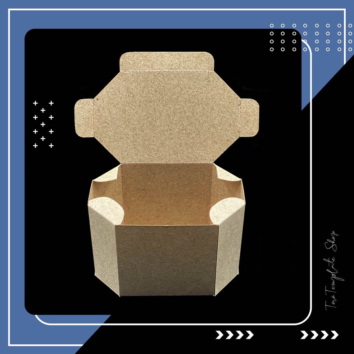 Octagon Box Template Gift Box Template Candy Box Template - Etsy