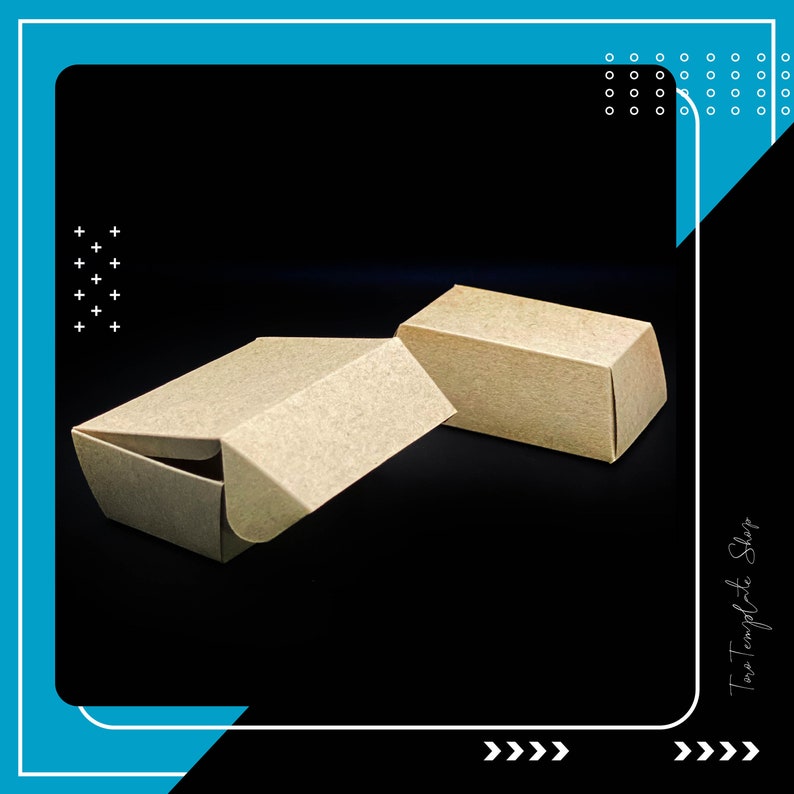 Trapezoid Box Template: Printable Candy/cookie Gift Box (digital ...