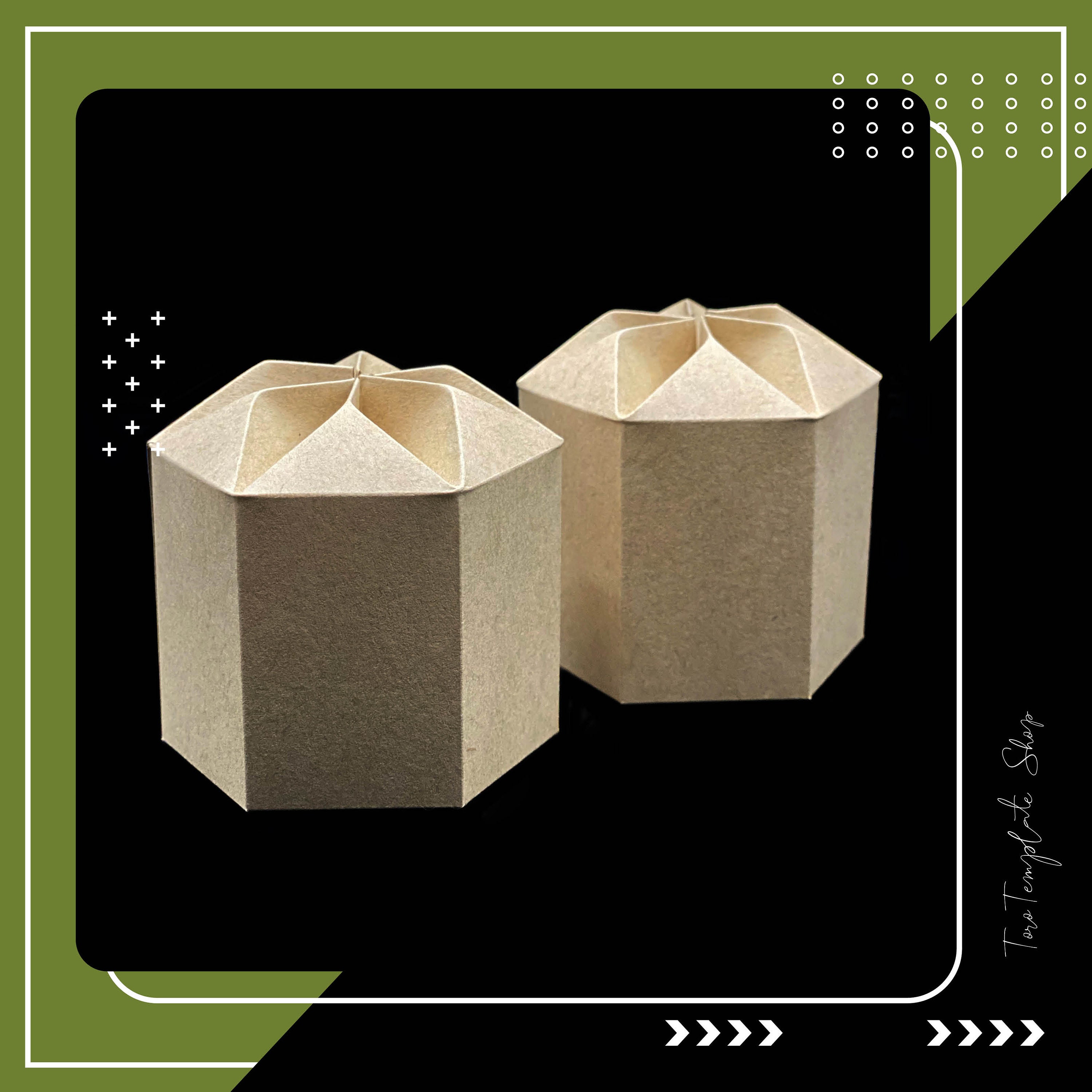 Hexagon Box Template, Gift Box Template, Candy Box Template, Cookies ...