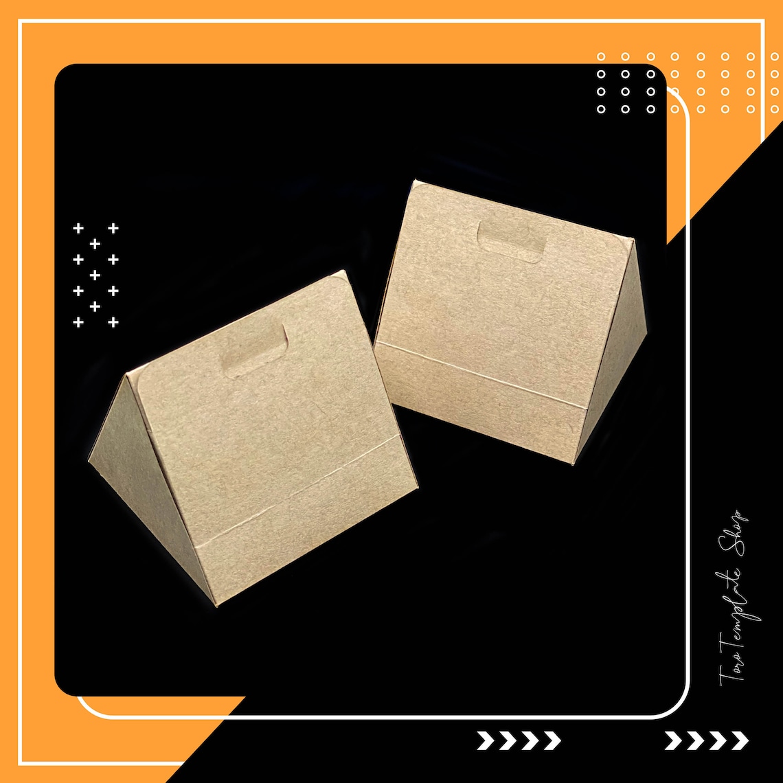 Triangle Box Template, Gift Box Template, Candy Box Template, Cookies ...