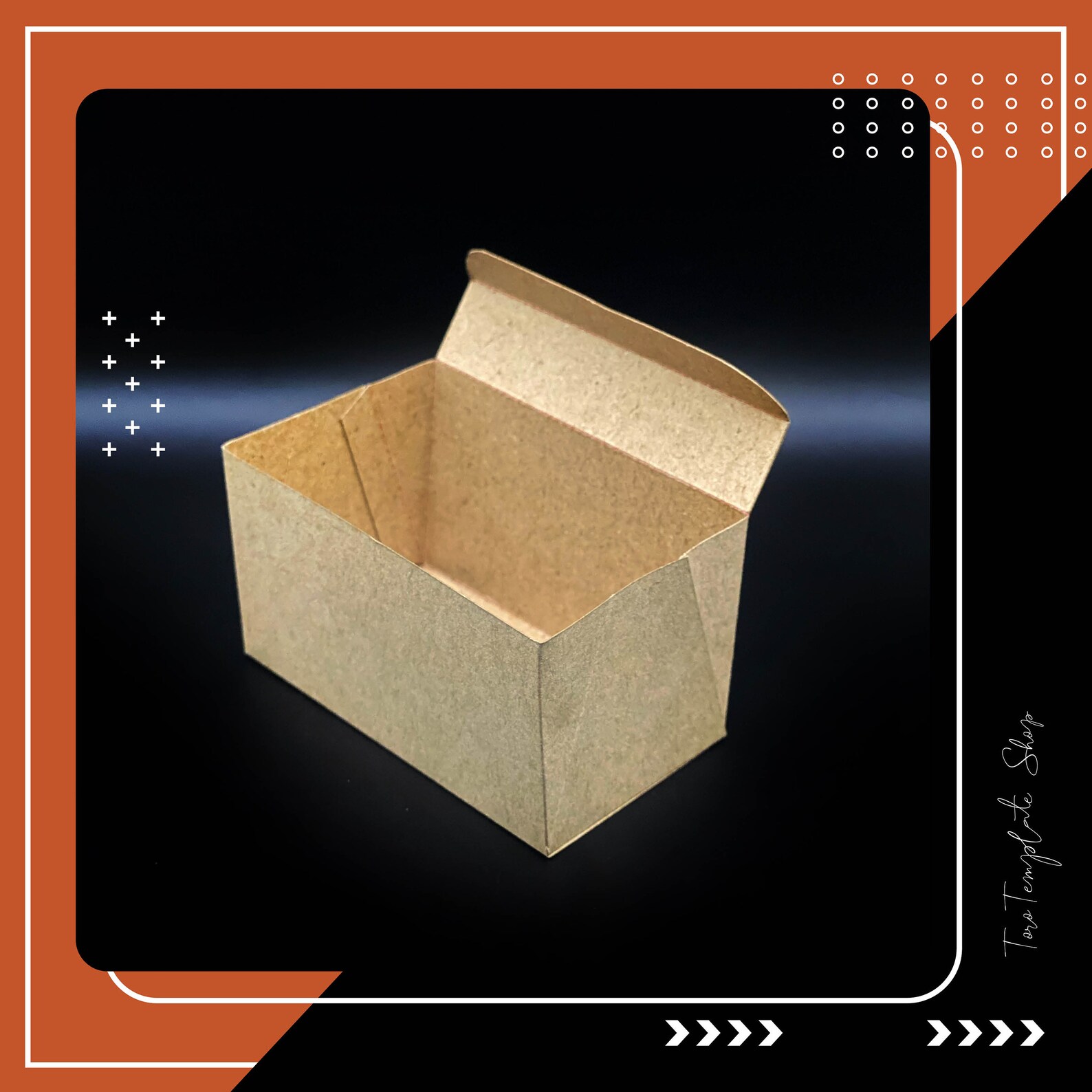 Trapezoid Box Template, Gift Box Template, Candy Box Template, Cookies ...