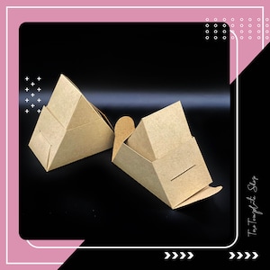 Triangle Box Template, Cookies Box Template, Gift Box Template, Candy ...