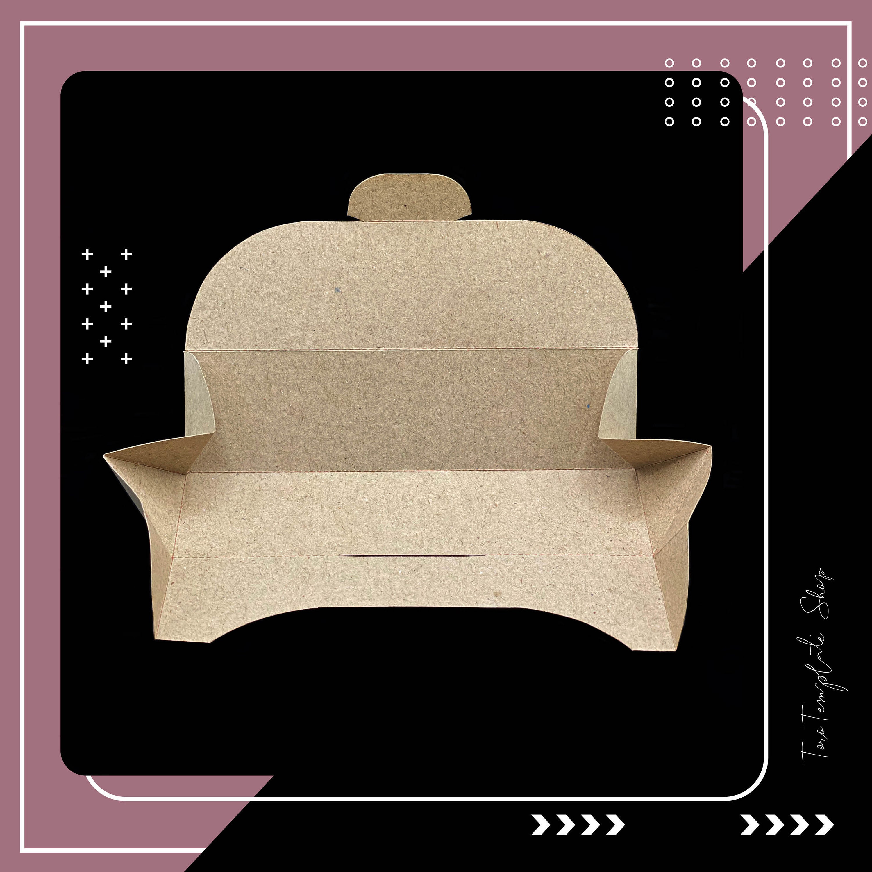 Triangle Box Template T Box Template Candy Box Template Cookies Box Template Resizeable