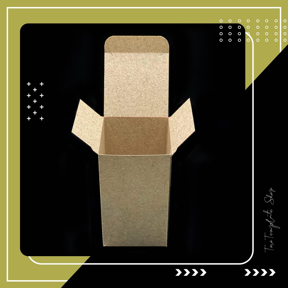 Rectangle Box Template, Gift Box Template, Candy Box Template, Cookies ...