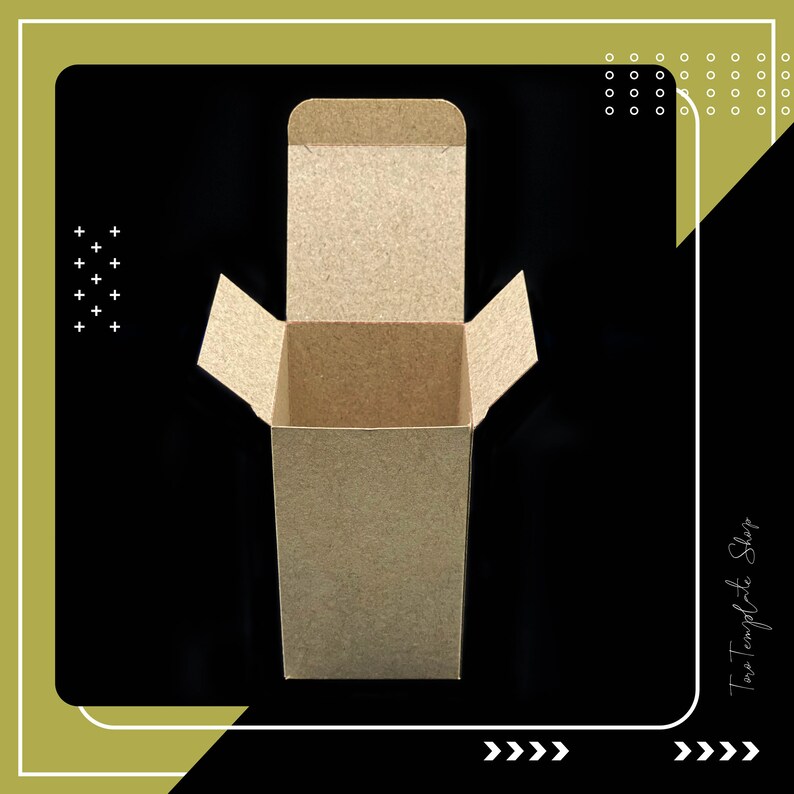 Rectangle Box Template, Gift Box Template, Candy Box Template, Cookies ...