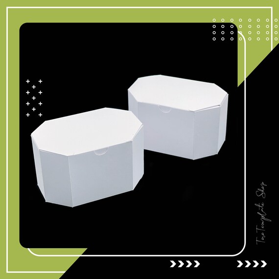 Plantilla De Caja Octagonal