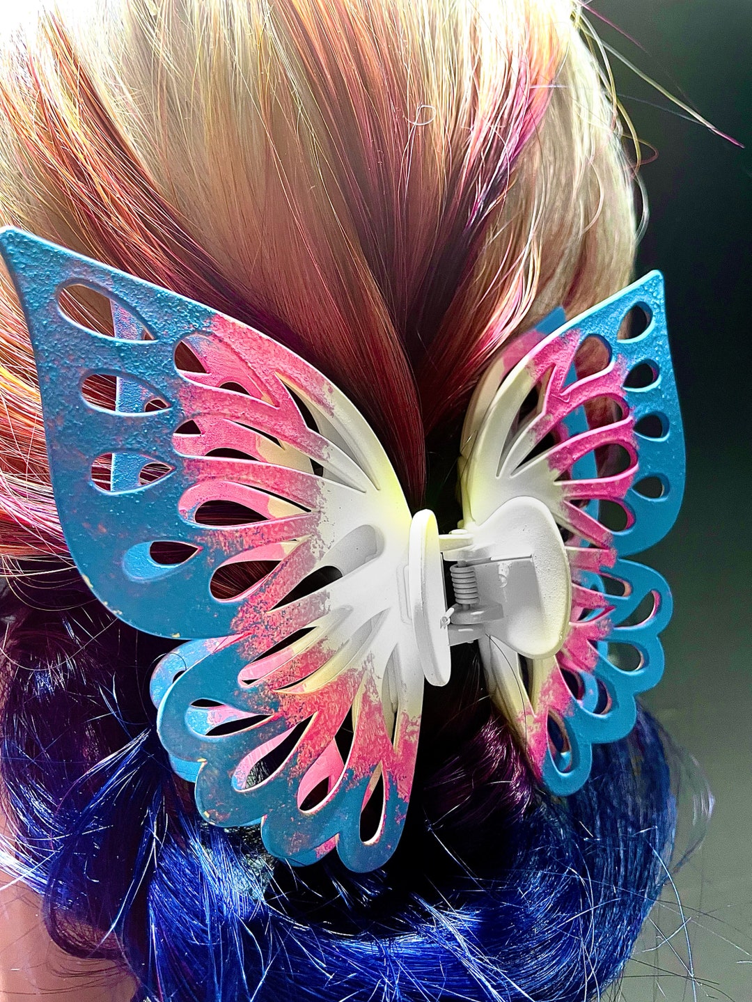 Transgender LGBT Butterfly Hair Clip Claw - Etsy