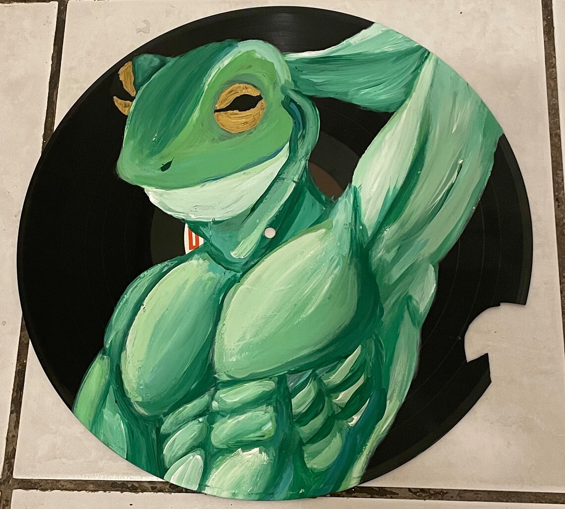 Vintage Record Vinyl Records LP Art Frogs Froggy Frog Meme - Etsy
