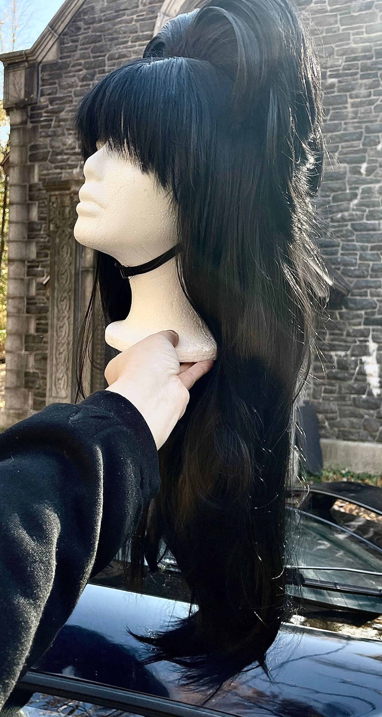 Elvira Vampire Wig - Etsy