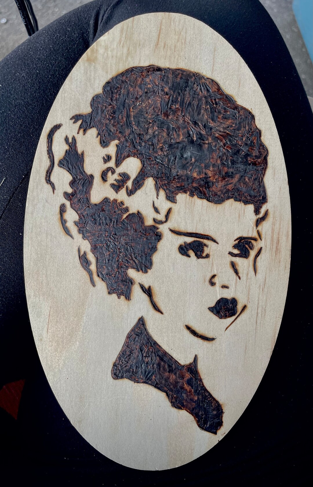 Classic Monsters Wooden Pyrography Portrait - Etsy