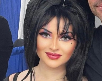 Elvira, Mistress of the Dark Wig - Etsy