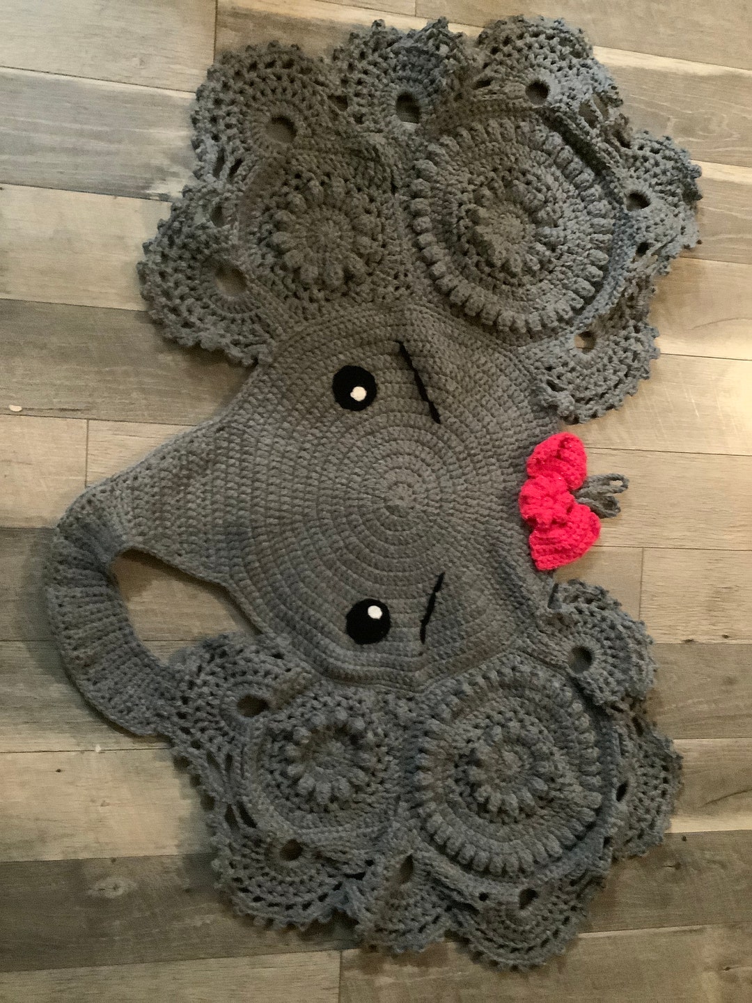 Crochet Elephant Rug - Etsy