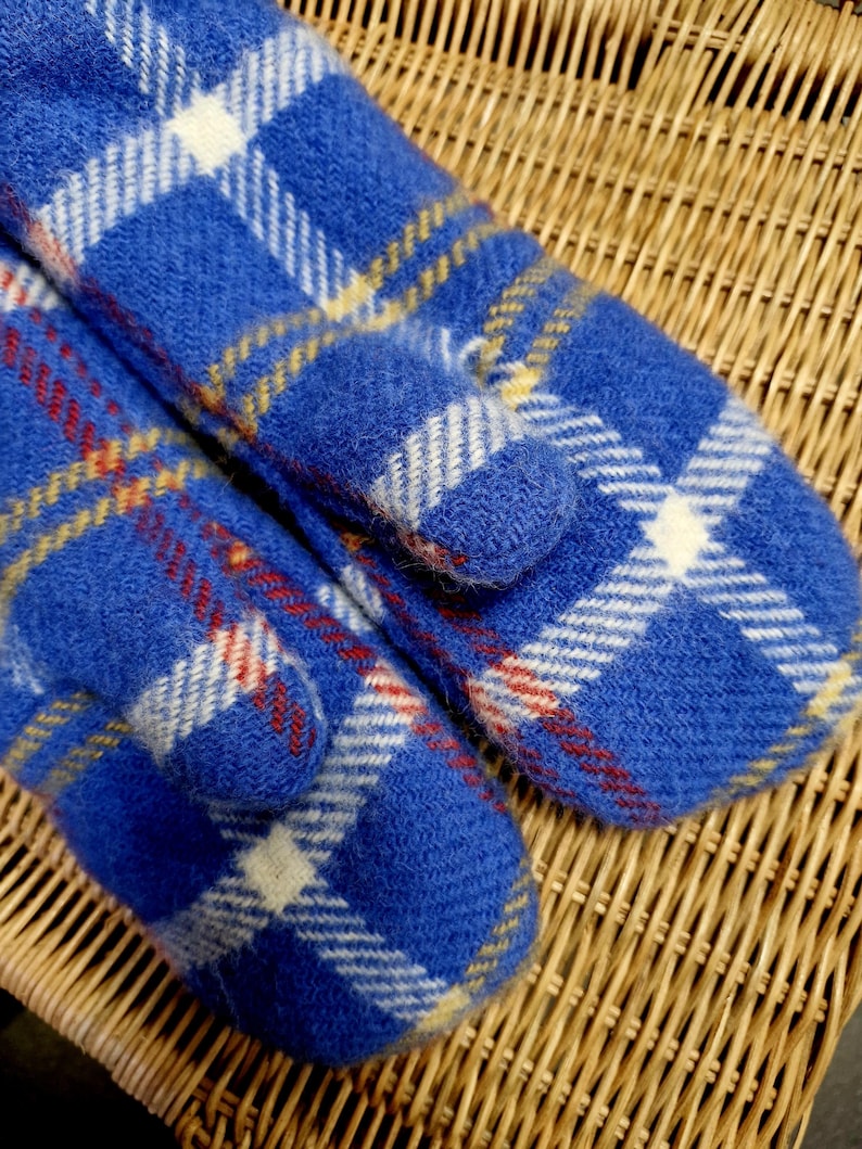 Warm Wool Mittens. Winter Gloves With Lining. Women Wool Mittens. Gift ...