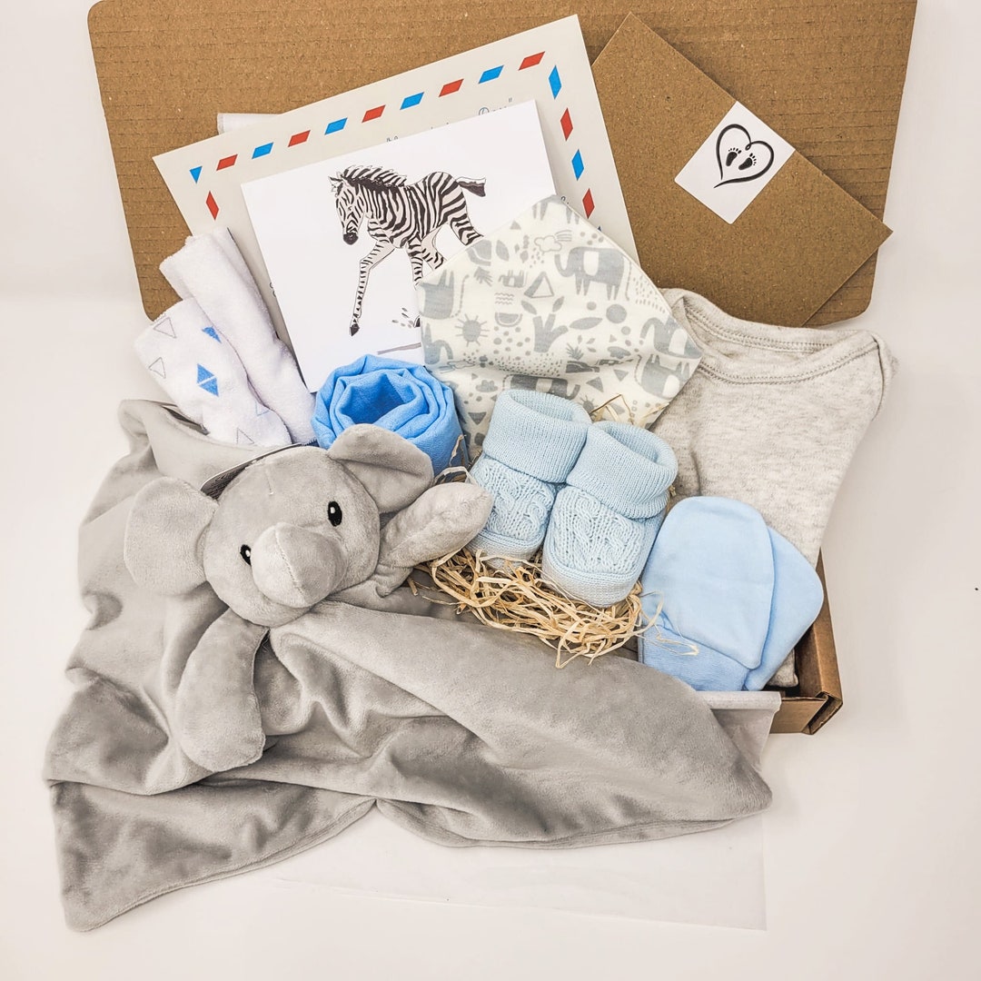 Baby Gift | 9 Piece Set | Baby Hamper | Elephant Baby Gift - Etsy UK