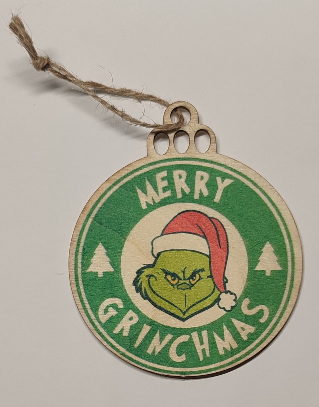 Grinch Christmas Bauble - Etsy
