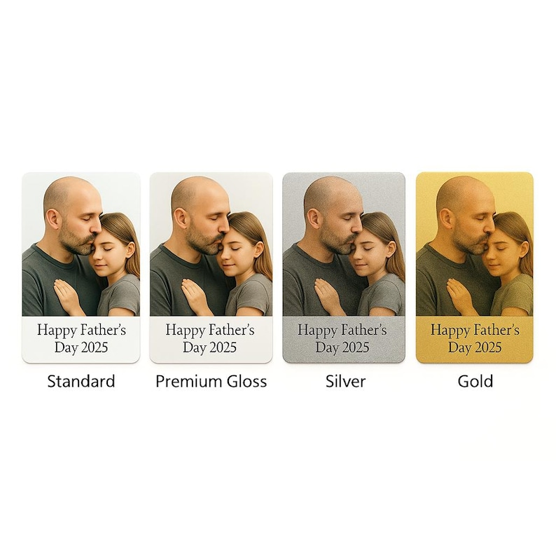 Metal Wallet Photo Card | Personalised Valentine's Gift for Him ...