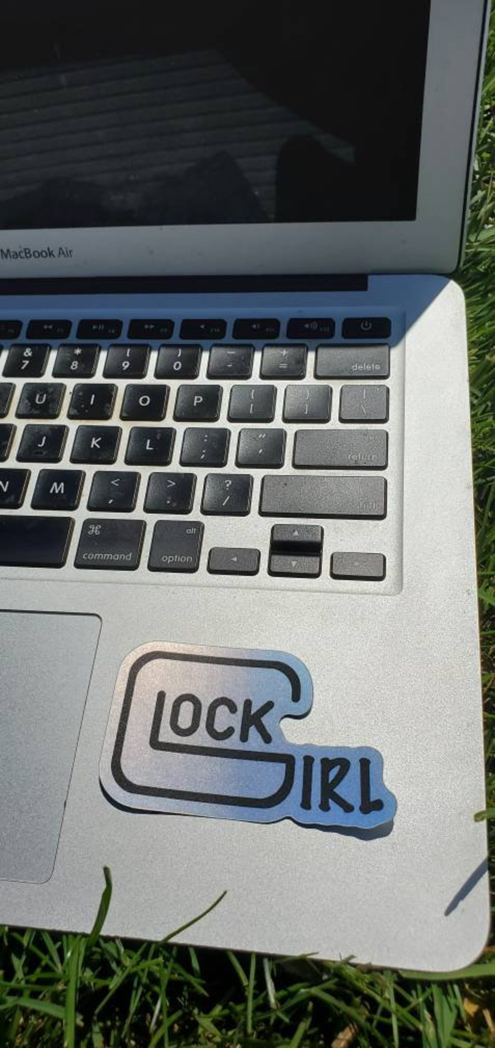 Glock Girl Holographic Sticker | Etsy