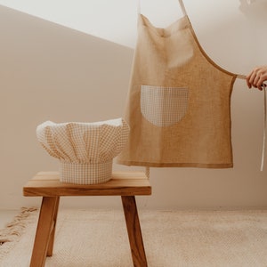 Kids Apron & Chef Hat Sewing Pattern, Easy Level, PDF Sewing Guide ...