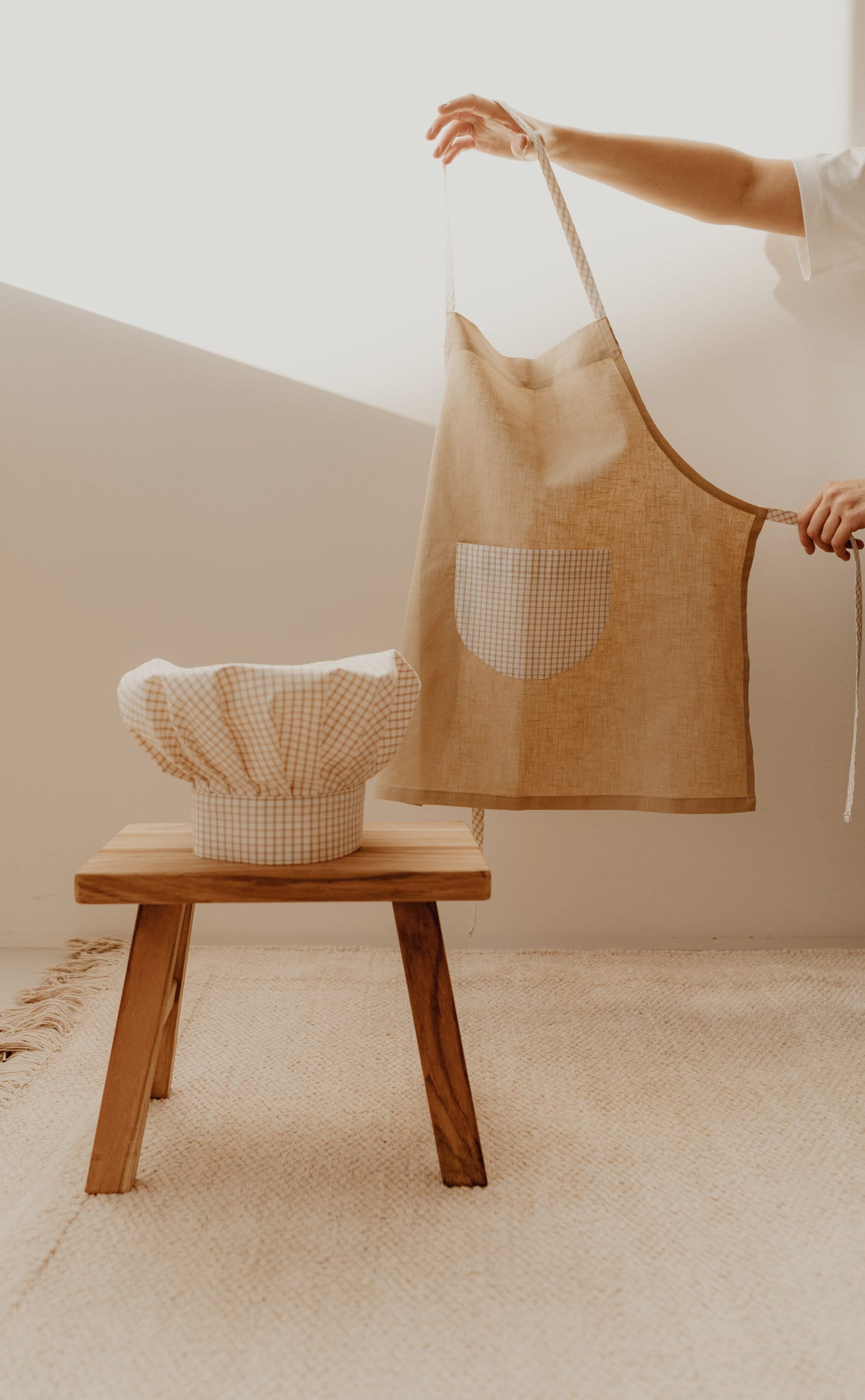 Kids Apron & Chef Hat Sewing Pattern Easy Level PDF Sewing - Etsy