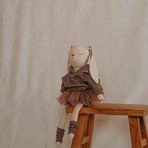 Ballet Dancer Bunny Soft Doll, PDF Sewing Pattern, Full Apparel ...