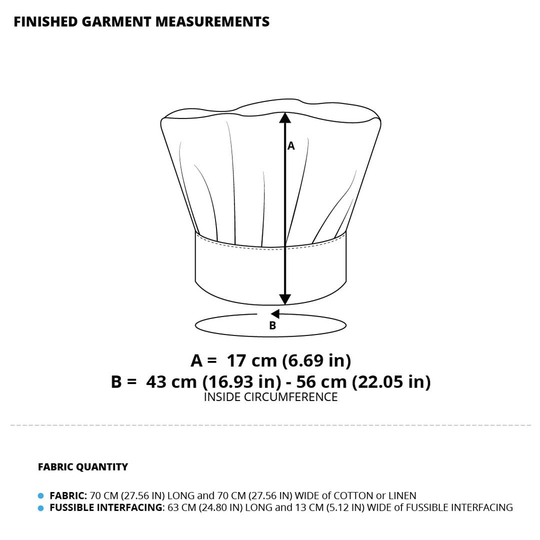 Kids Apron & Chef Hat Sewing Pattern Easy Level PDF Sewing - Etsy