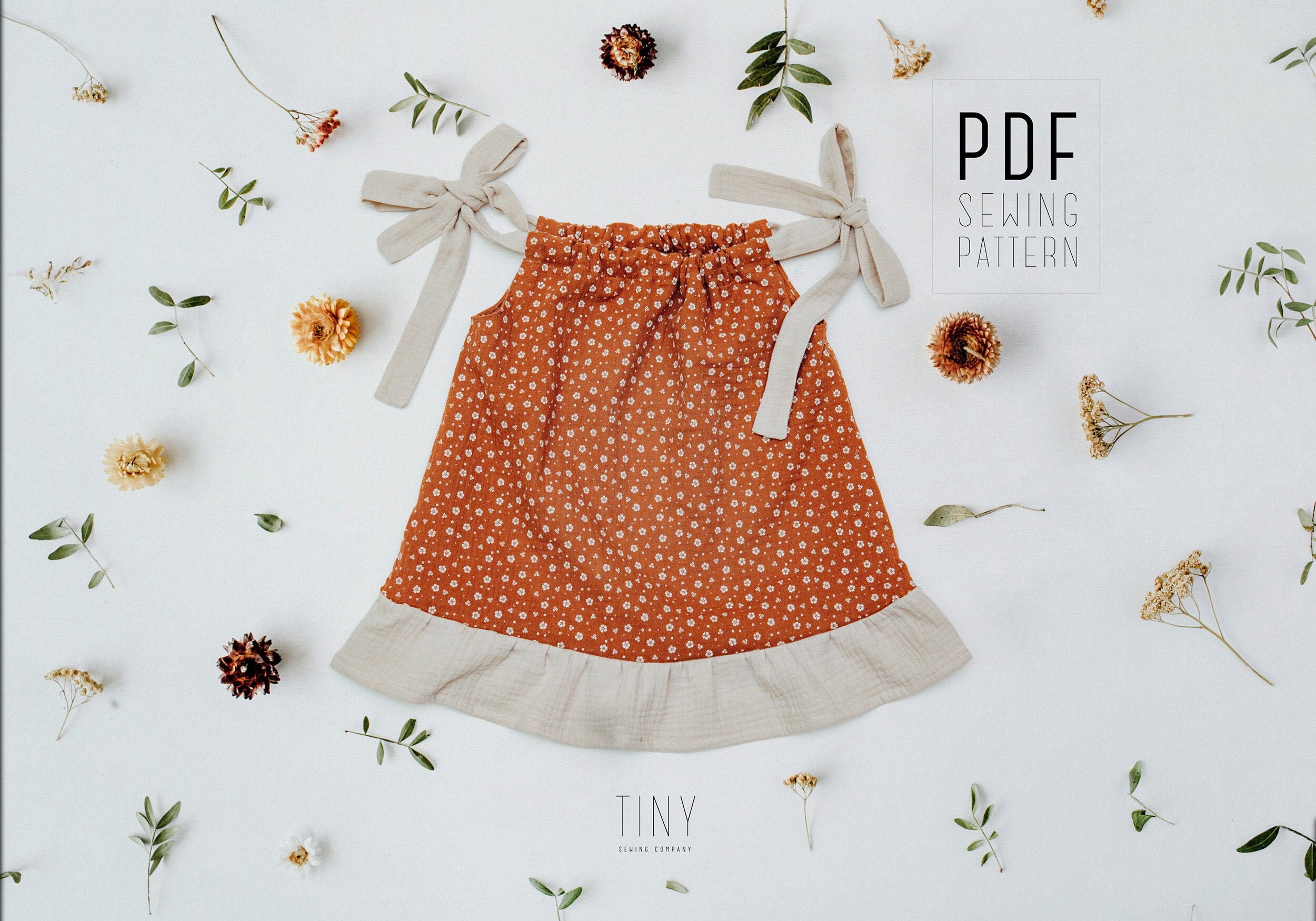 Boho dress PDF sewing pattern instant download sewing - Etsy
