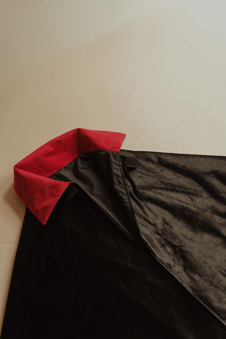 Vampire Collar Cape Sewing Pattern for Kids, Halloween Costume Parties ...