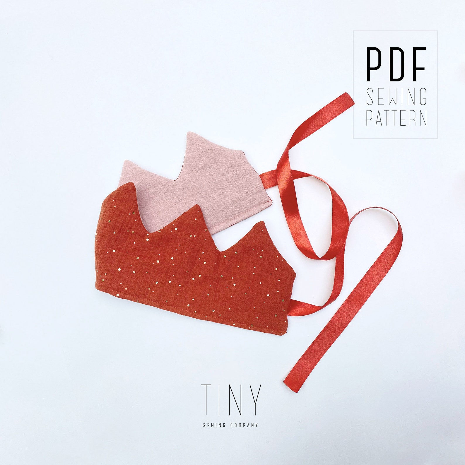 Crown Sewing Pattern PDF Sewing Guide Included Easy Level - Etsy Canada