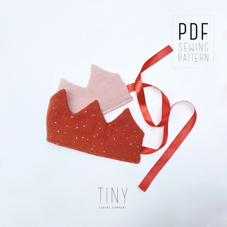 Crown Sewing Pattern PDF Sewing Guide Included Easy Level - Etsy Canada