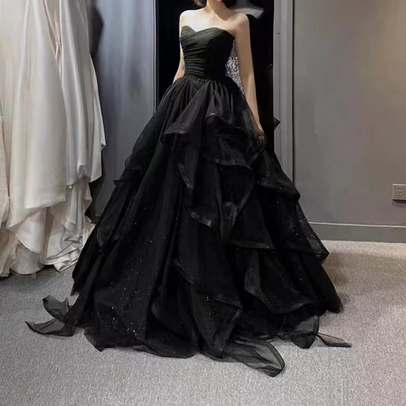 Black Princess Dress - Etsy