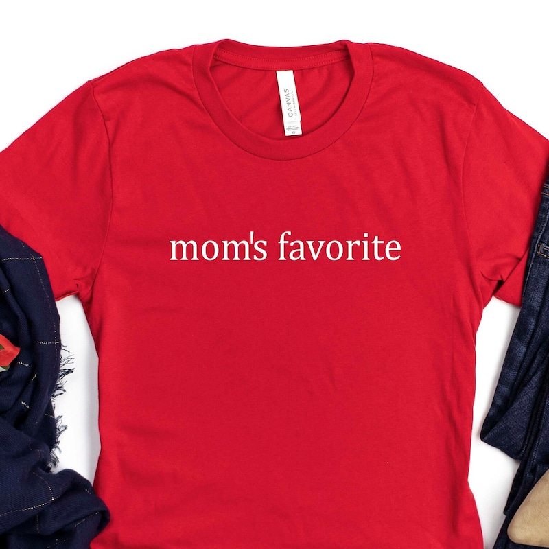 Moms Favorite Tshirt - Etsy