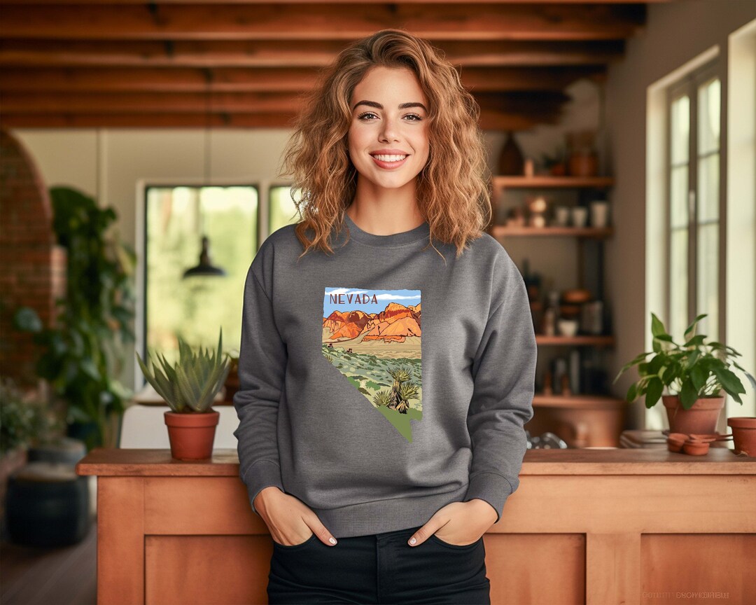 Nevada Sweatshirt, Nevada City Sweater, Nevada Home Sweat, Nevada State ...