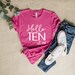 Hello Ten Birthday Shirt 10th Birthday Party Gift Tenth - Etsy