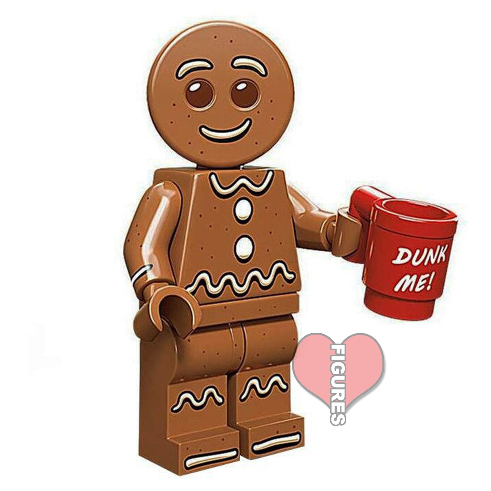 Gingerbread Man Custom Lego Minifigures TV Movies Marvel Scary | Etsy