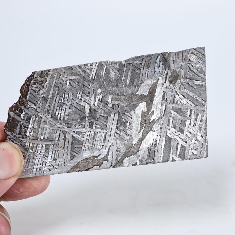 Muonionalusta Meteorite，138g Natural Iron Meteorite Slice, Space Meteor ...