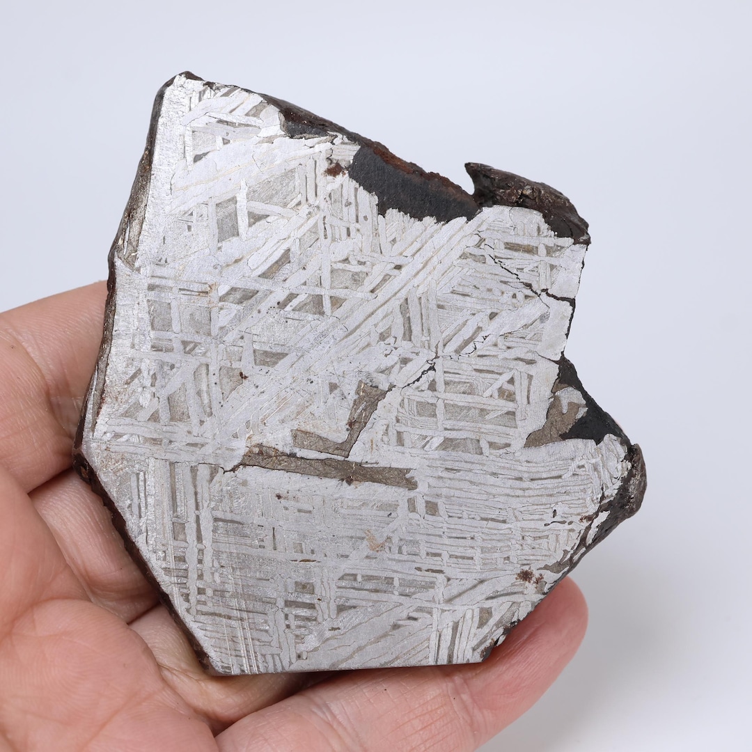 Muonionalusta Meteorite，183g Natural Iron Meteorite Slice, Space Meteor ...