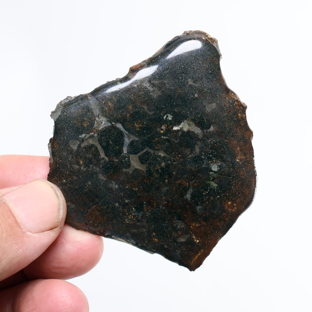 Pallasite Meteorite Slice,27g Kenyan Meteorite Slice, From Kenya ...