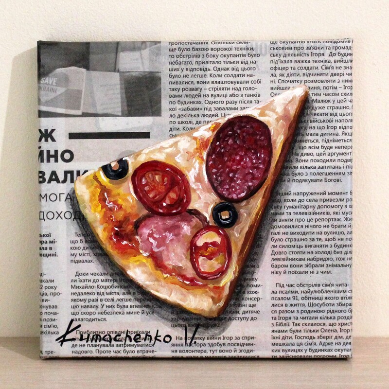 Pizza Art - Etsy