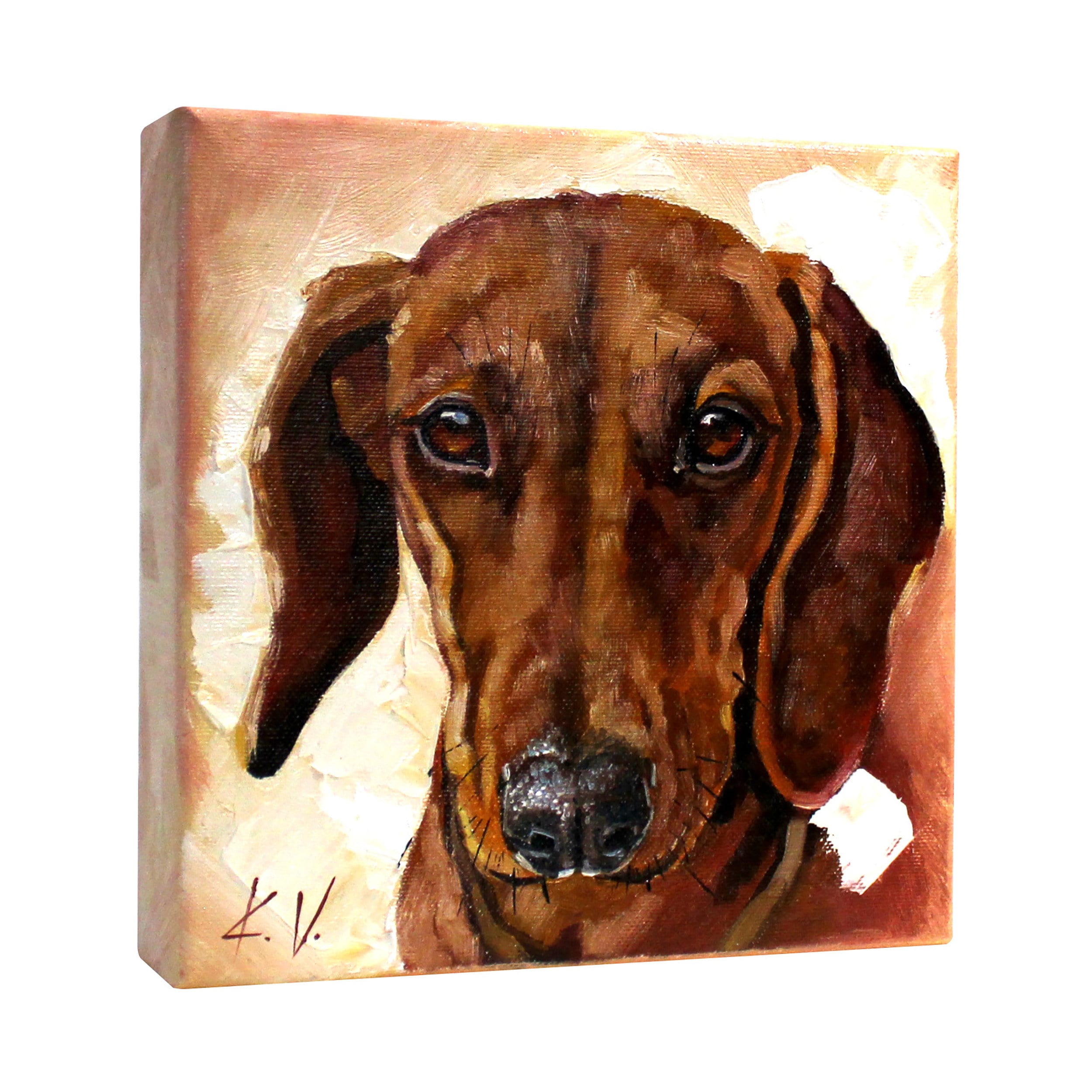 Red Dog Painting
