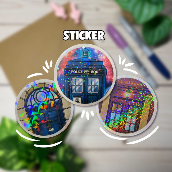 Tardis Door Sticker - Etsy