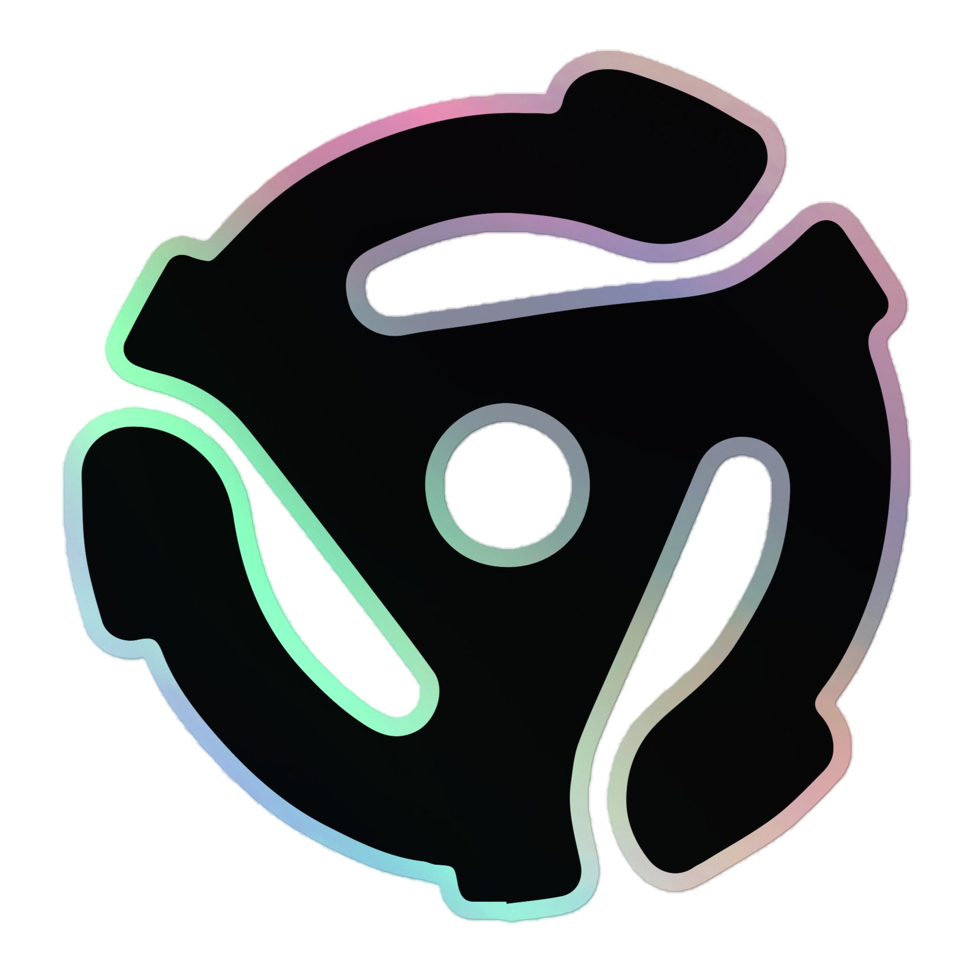 Holographic Stickers 45 RPM Record Insert 45 RPM Spindle - Etsy