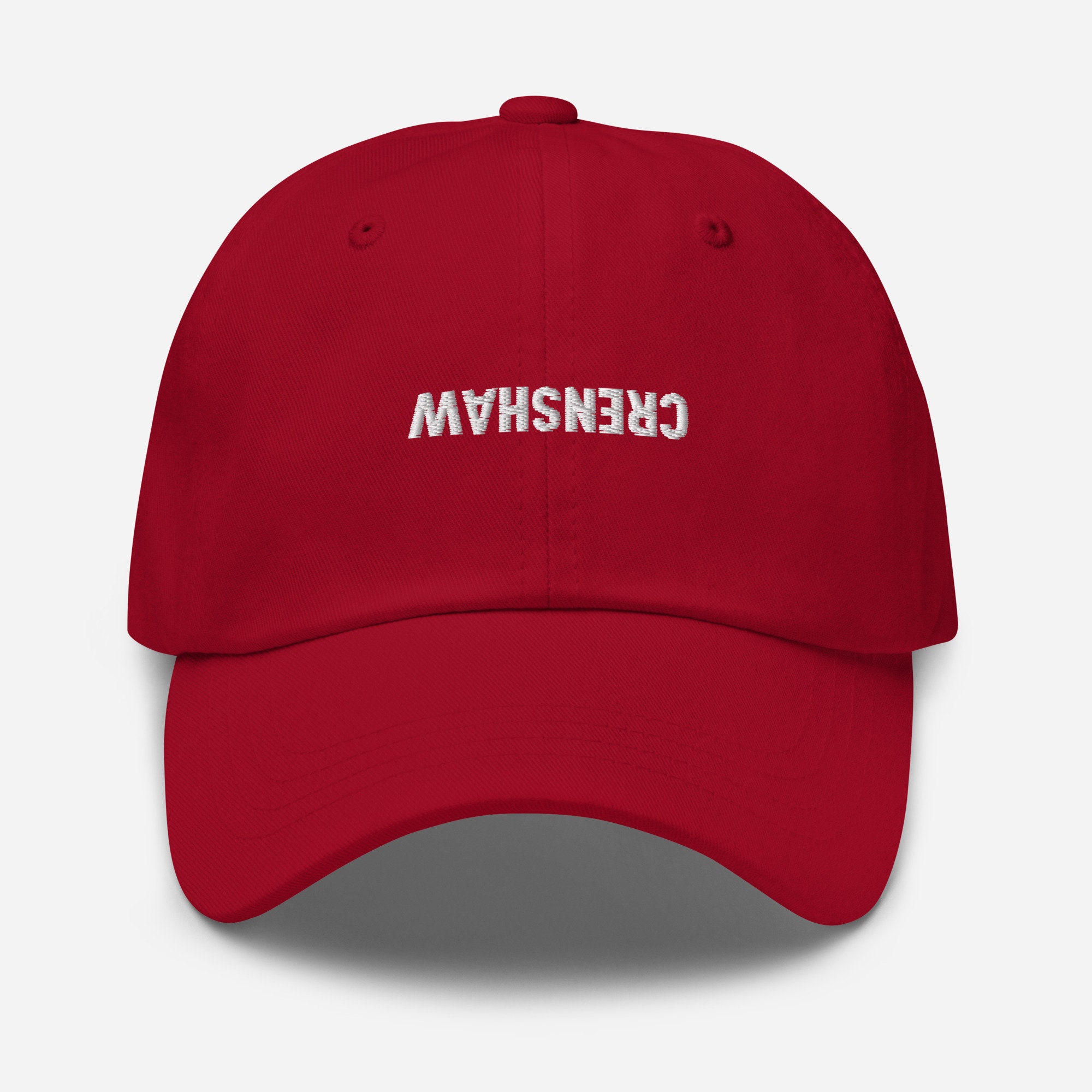 Crenshaw Upside Down Dad Hat – City of los Angeles Cali Vibes Cap With ...