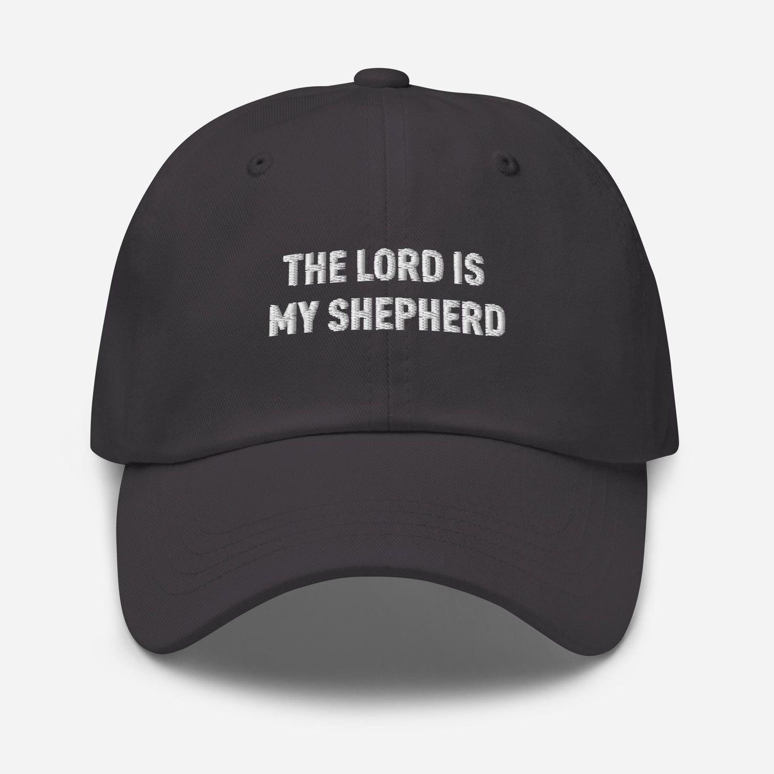 The Lord is My Shepherd Dad Hat Embroidered Minimal – Psalm 23 Faith ...