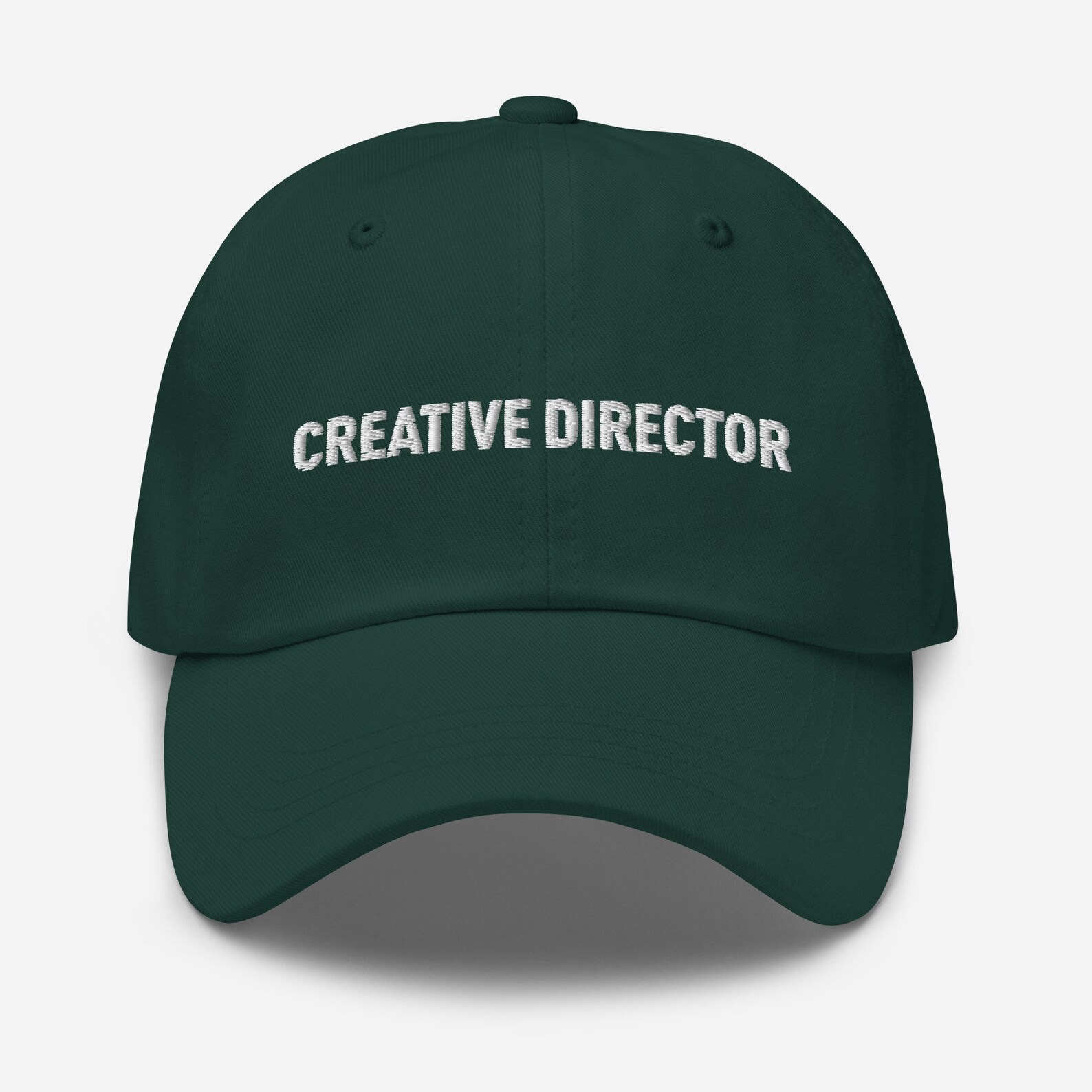 Creative Director Embroidered Dad Hat – Minimalist Cotton Twill Cap - Etsy