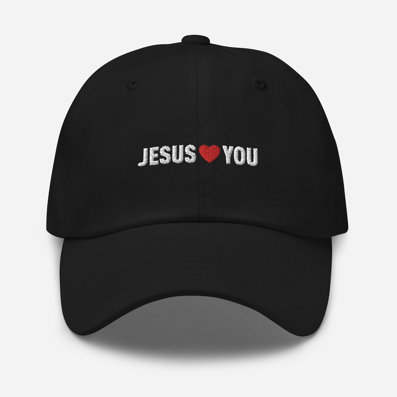 Jesus Loves You Embroidered Dad Hat Spiritual Affirmation Cap Christian ...