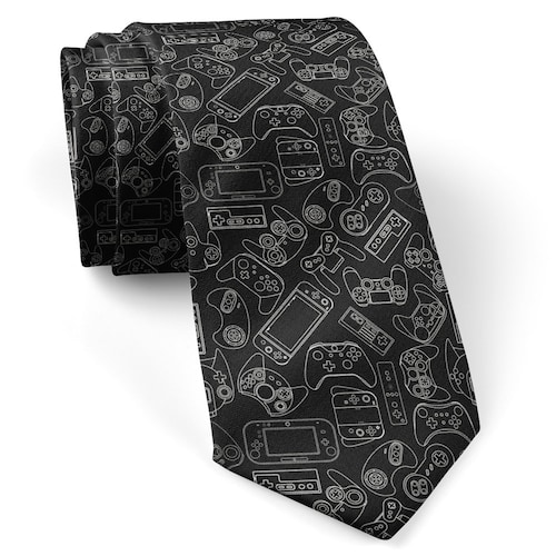 Video Game Tie. Game Controller Men's Necktie. Geek Chic - Etsy